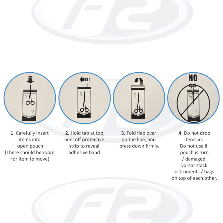 Self Sealing Autoclave Sterilisation Pouches (200 Box) - Size 70mm X ...