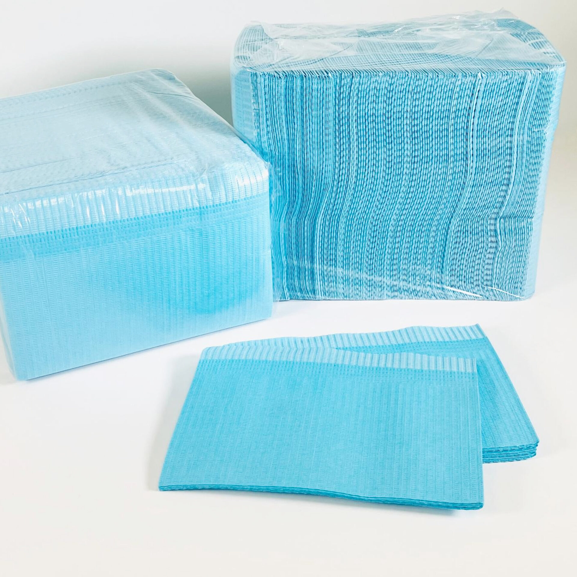 3-Ply Dental Bibs 500 Pcs Per Box - Blue - F2 Medical Supplies