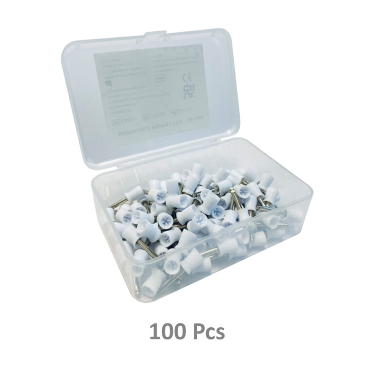 Rubber Polishing Cups - 100 Pcs Per Box - F2 Medical Supplies