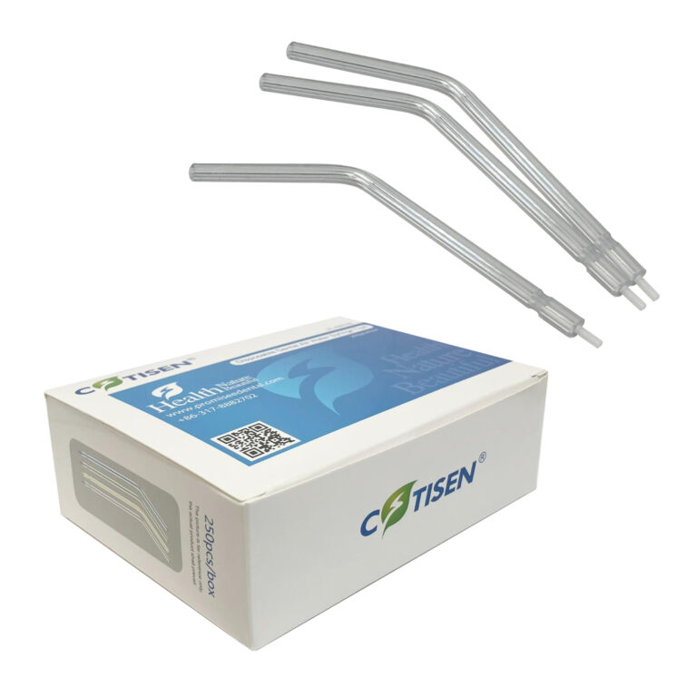3in1 Air Water Syringe Tips AWT03 (250pcs) - Clear Plastic with White ...