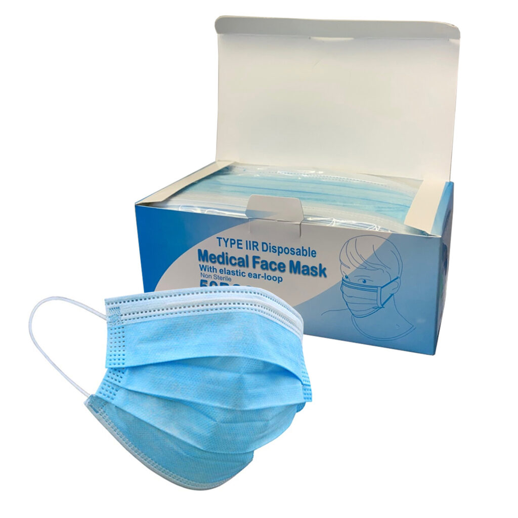 TYPE IIR Masks (50 Pcs) - EAR LOOP - F2 Medical Supplies