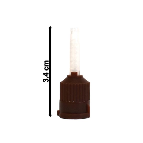 Brown Mixing Tips 34mm 50 Pcs Per Bag - F2 Medical Supplies