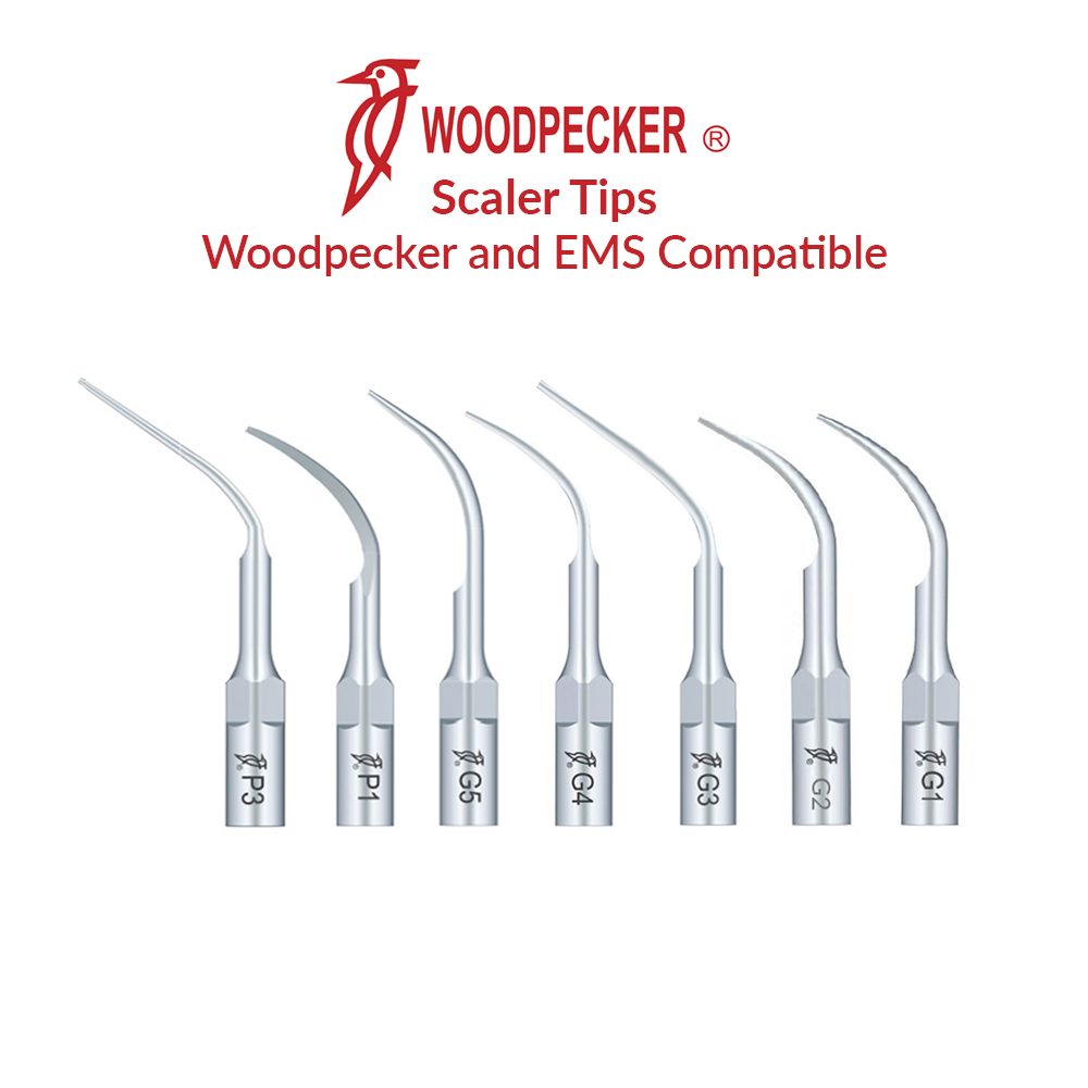 Woodpecker Ultrasonic Scaler Tips – EMS Compatible Scaling Tips - F2 ...