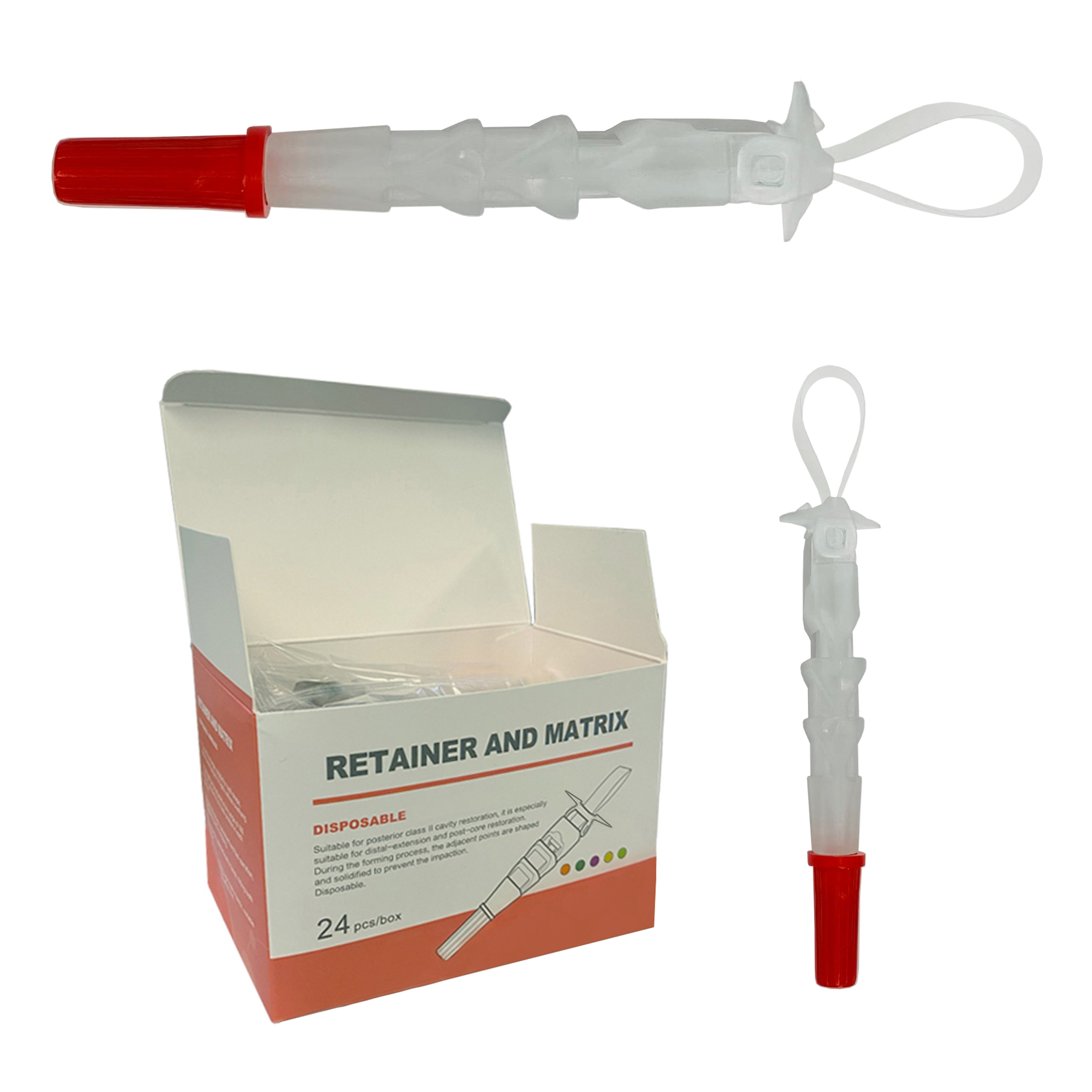 Disposable Adjustable Matrix Band System Red Mylar - With Wings - F2 ...