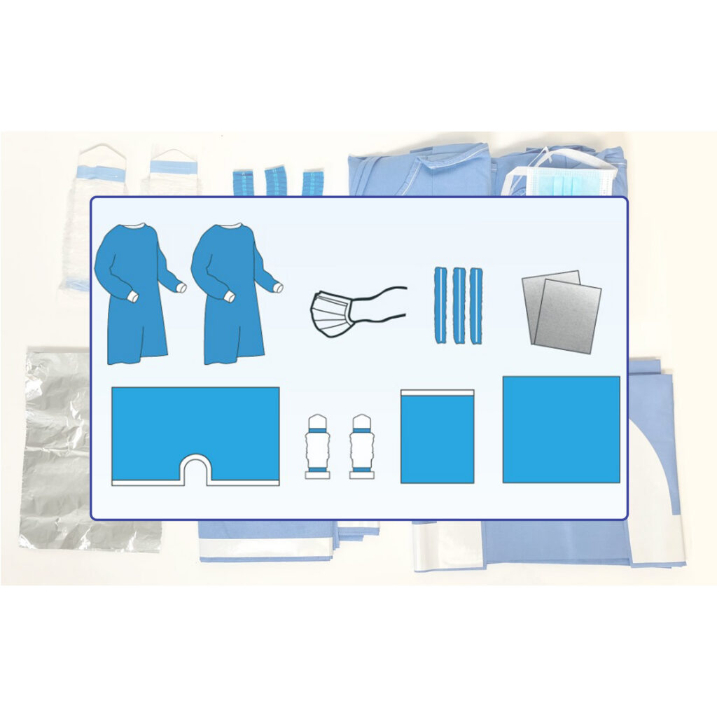 Dental Implant Drape Kit Surgical Pack - Model 5 - F2 Medical Supplies